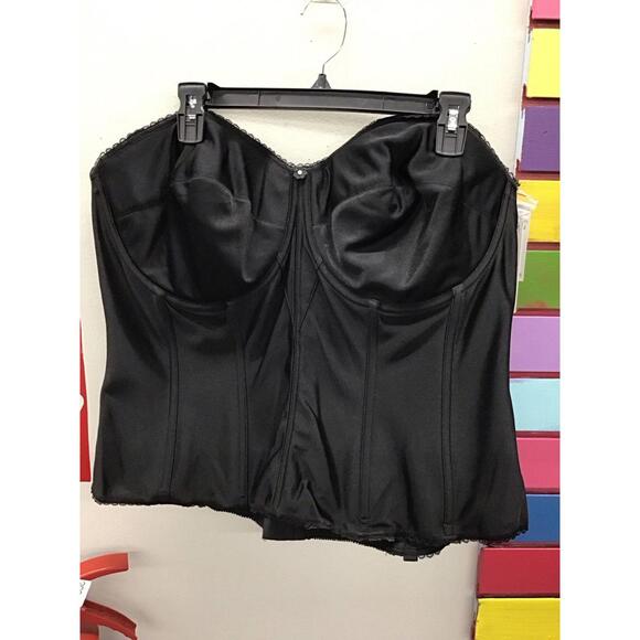 jcpenney | Intimates & Sleepwear | Dominique Boned Corset Black Size ...